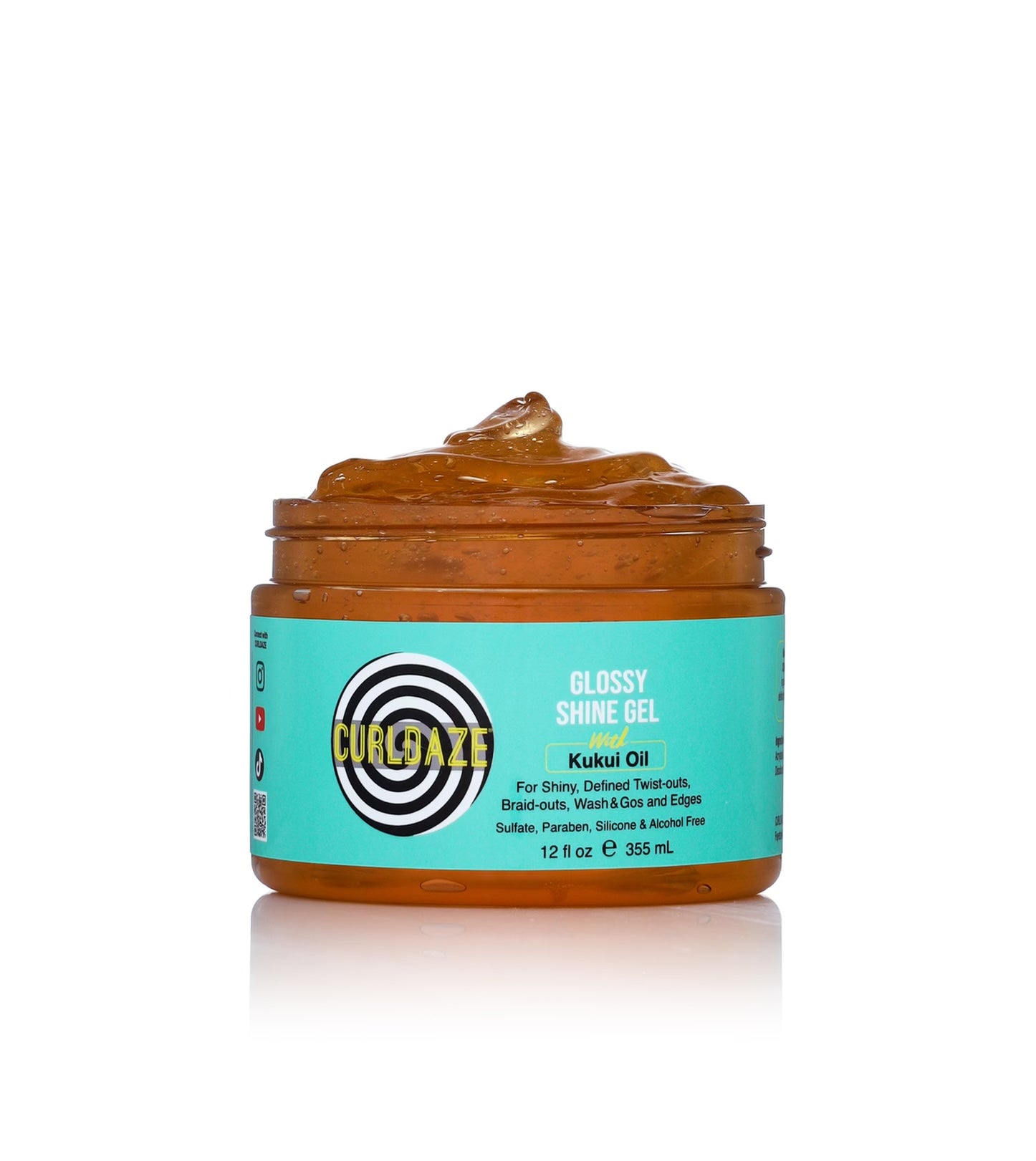 Glossy Shine Gel With Kukui Oil Curldaze